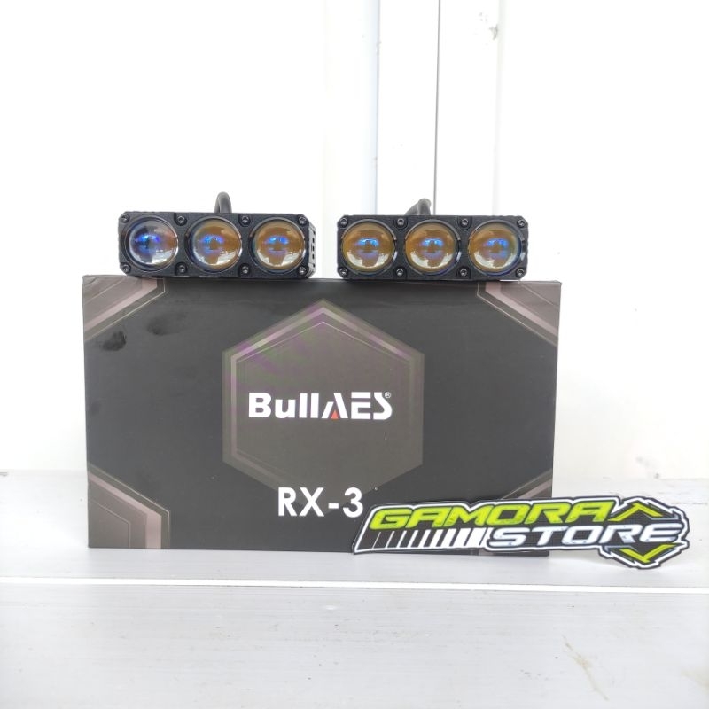 Jual RX3 BULLAES MINI LASER RX-3 DEMON EYES RED DAN ICE BLUE TRIPLE LENS HIGH POWER SUPER SLIM ...