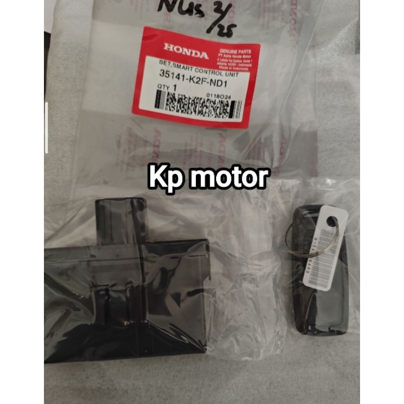 Jual Scu smart control unit sensor remote + remote scoopy 2025 original ...