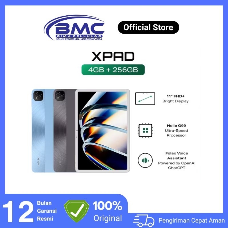 Jual Infinix XPad 4/256GB - Mediatek Helio G99- 11" 90Hz FHD+ - 7000 ...