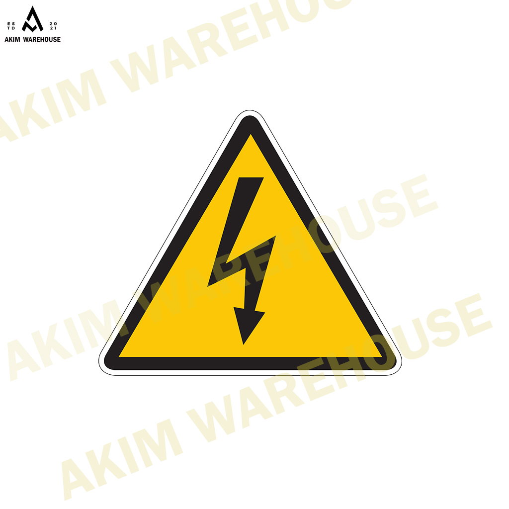 Jual Stiker Segitiga Logo Arus Listrik | Shopee Indonesia