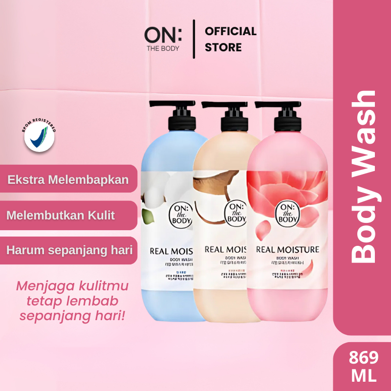 Jual On The Body Real Moisture Body Wash (900ml) | Shopee Indonesia