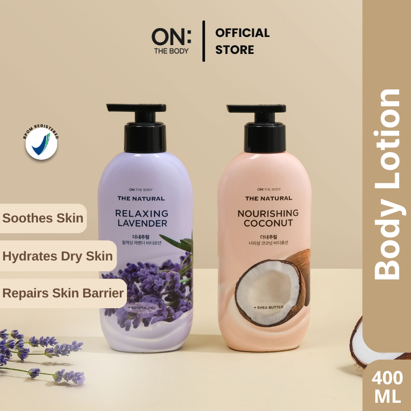 Jual On The Body The Natural Body Lotion Scent (400ml) | Shopee Indonesia