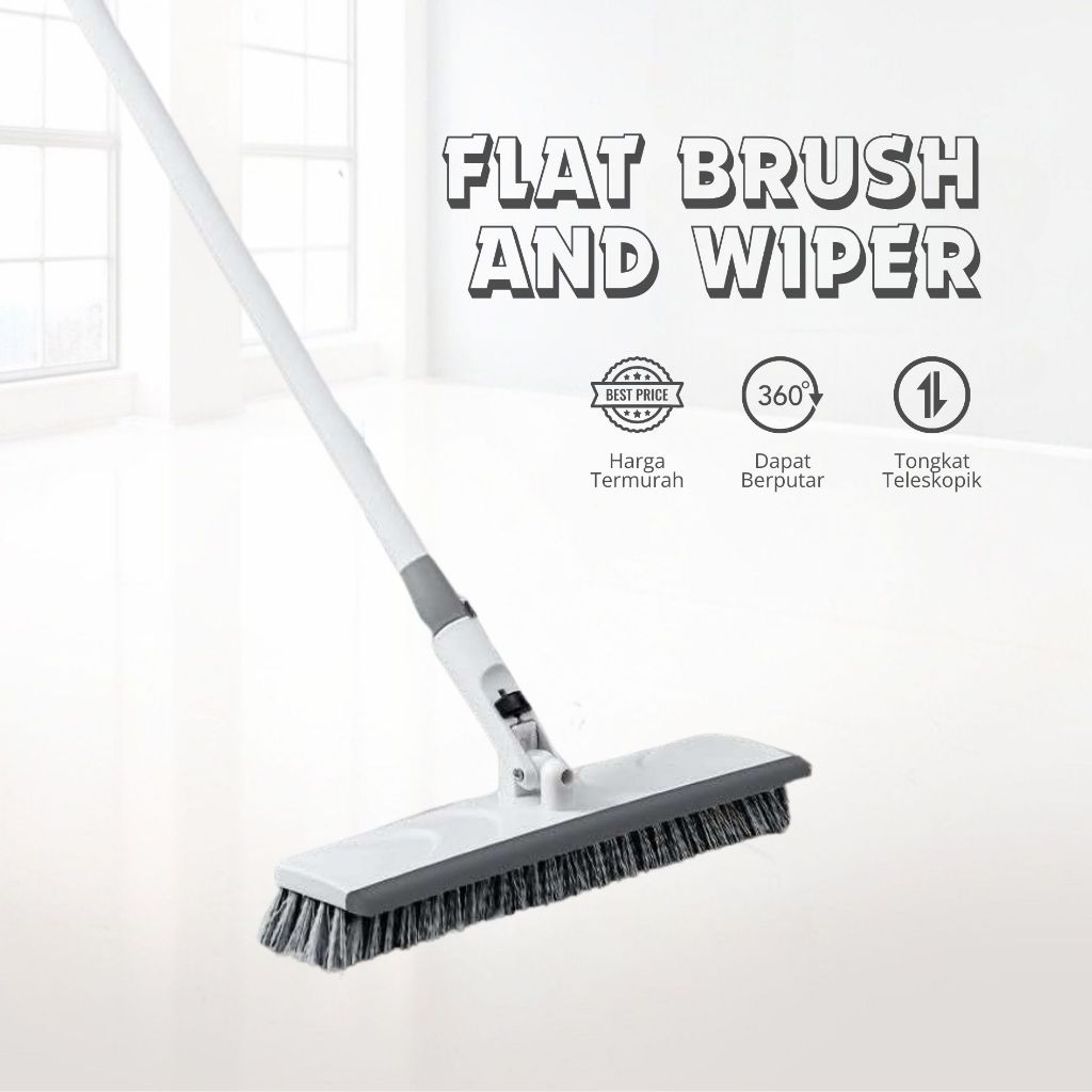 Jual Sikat Wiper, Sikat lantai toilet gagang panjang, Sikat pembersih ...