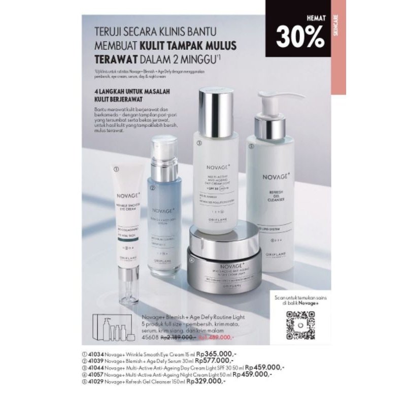 Jual Novage + Blemish age Defy Routine set | Shopee Indonesia