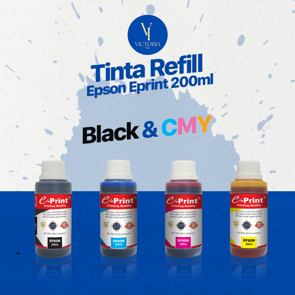 Jual Tinta Refill Epson Eprint 200ml Tinta Eprint 200ml Untuk Printer ...