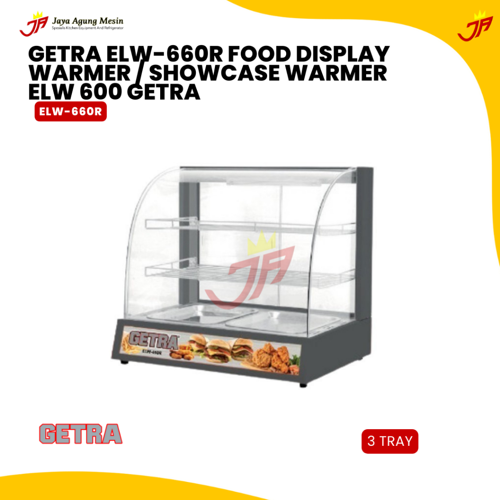 Jual GETRA ELW-660R Food Display Warmer / Showcase Warmer Penghangat ...