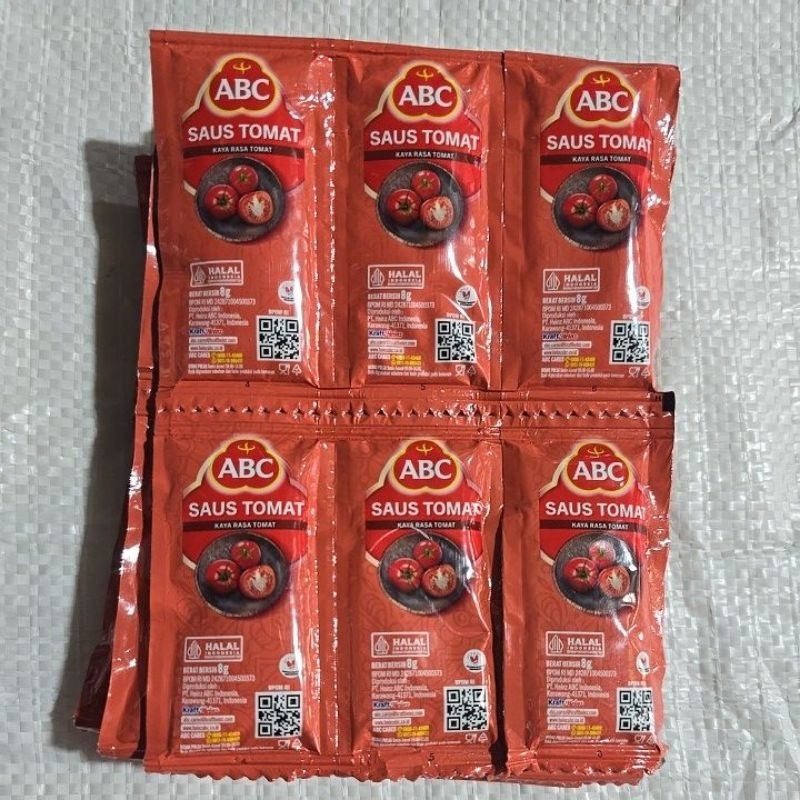 Jual Saos Tomat ABC saset renceng isi 42 biji ( TOMAT ) | Shopee Indonesia