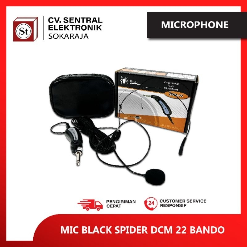 Jual Mic Blackspider DCM 22 Bando | Shopee Indonesia