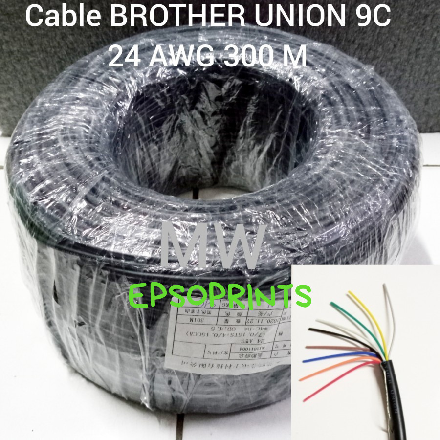 Jual Kabel Data Sensor isi 9 serabut 24 AWG Brother Union 300 MTR ...