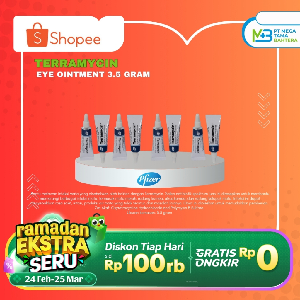 Jual Salep mata 3,5mg Teramycin | Shopee Indonesia