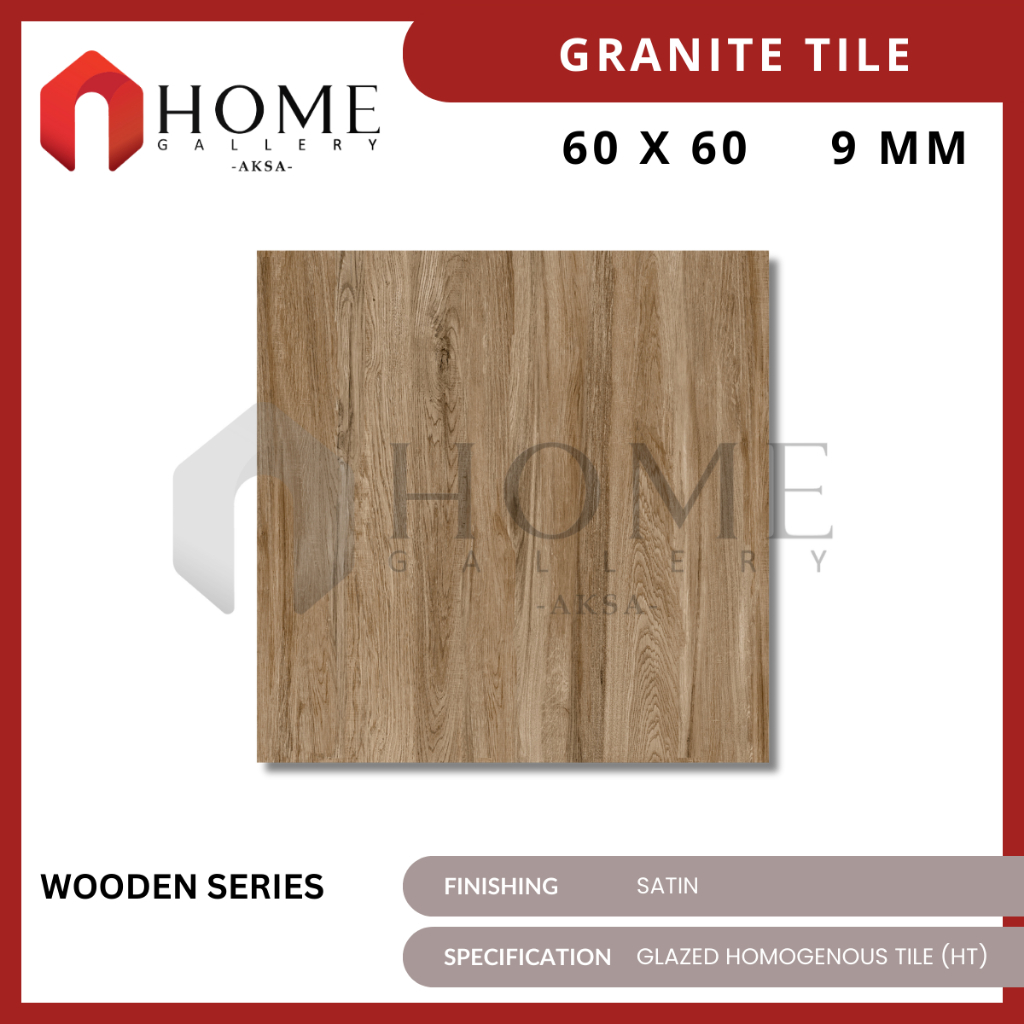 Jual Granit Lantai 60x60 IKAD Wooden Series Satin Amalfi Brown | Shopee Indonesia
