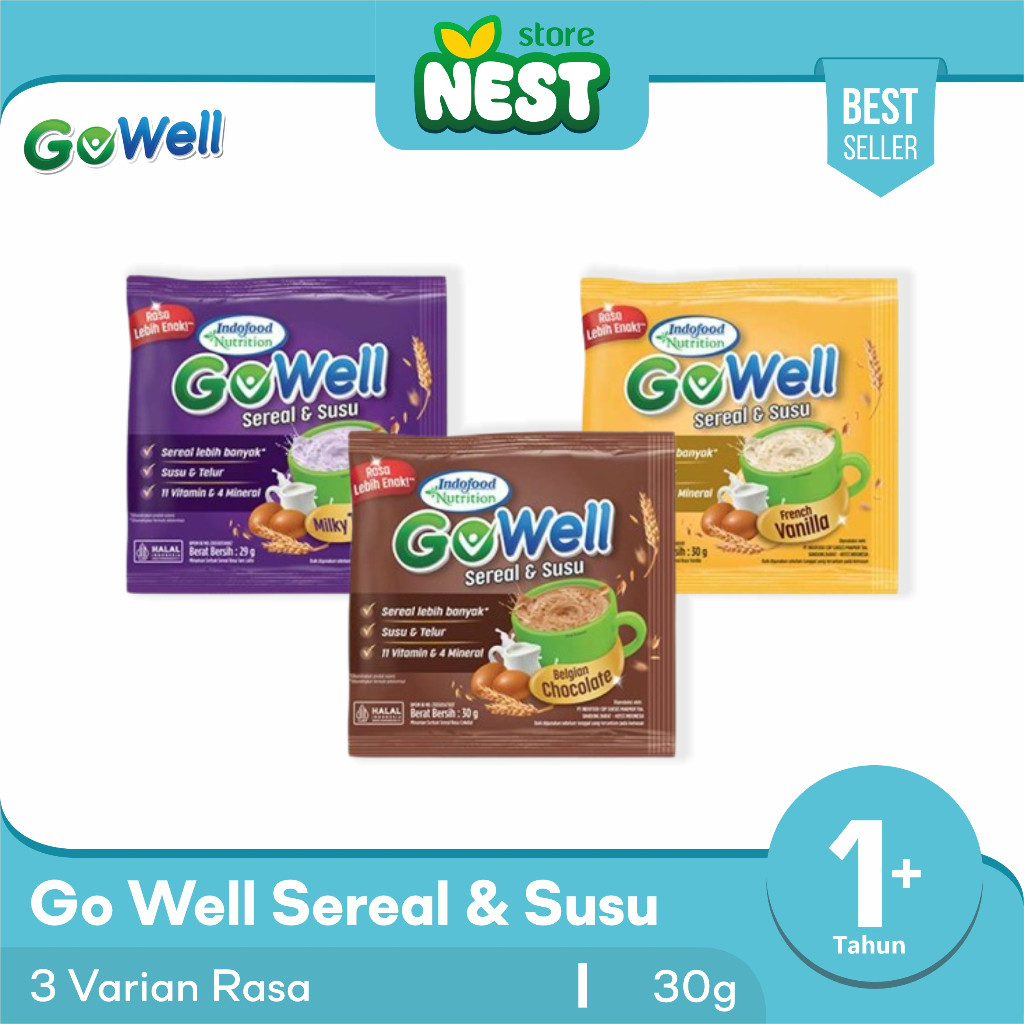 Jual GO WELL Sereal Bergizi 16gr | Shopee Indonesia
