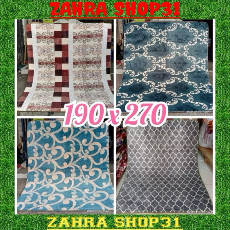 Jual KARPET MALAYSIA MINIMALIS & KEMBANG EMBOSS UKURAN 190x270 MERK ...