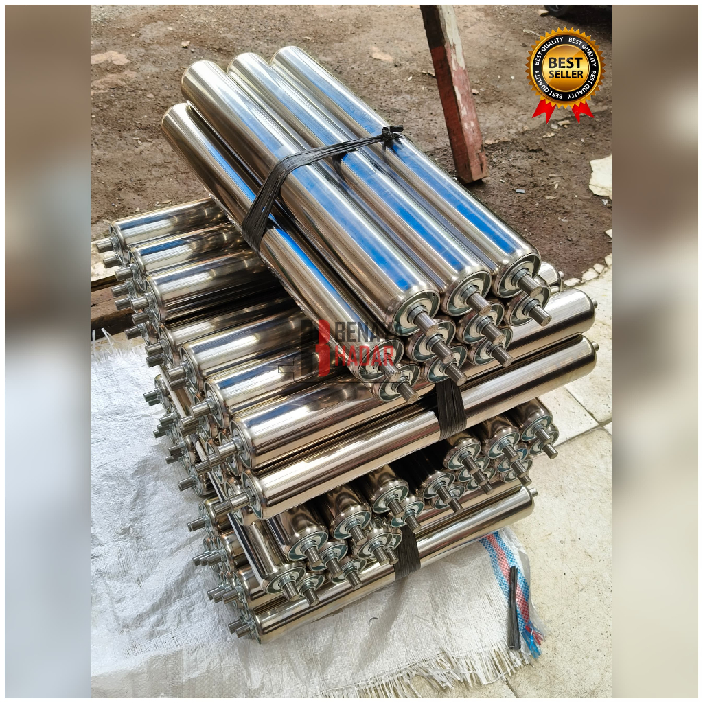 Jual Stainless Steel Roller 50 mm x 350 mm x 390 mm as 12 mm stainless ...
