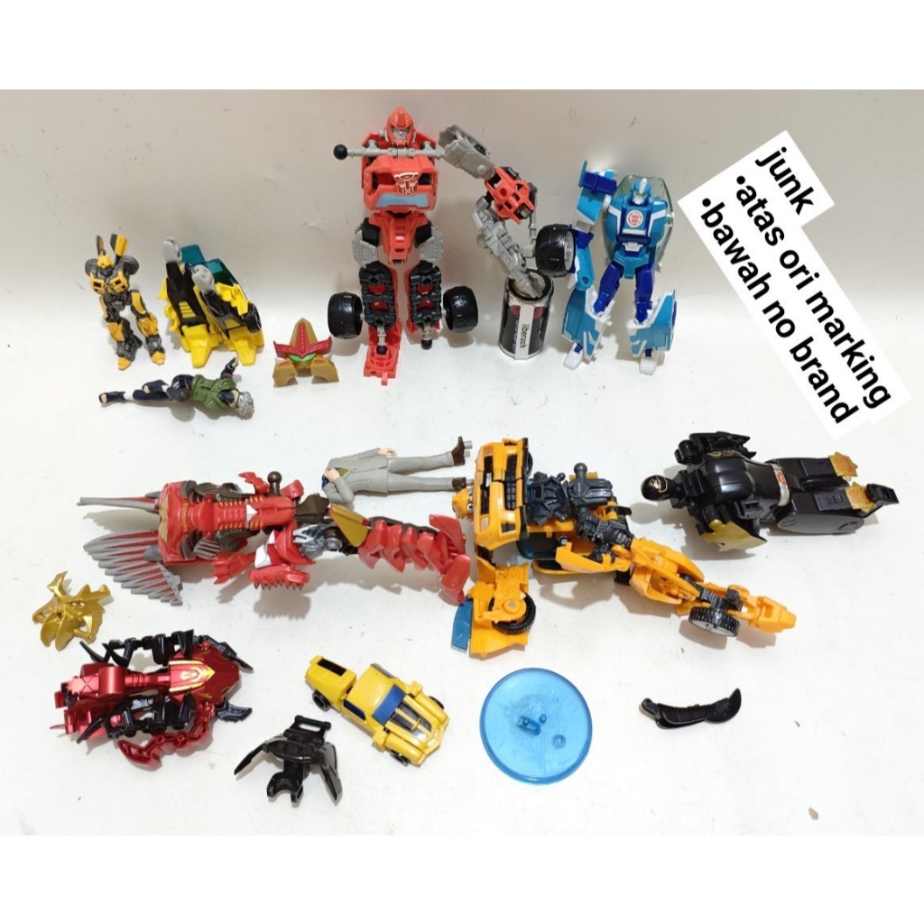 Jual Set junk transformers bumblebee , robots in disguise rid blurr ...