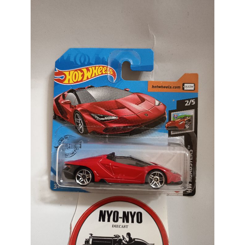 Jual Hotwheels '16 Lamborghini Centenario Roadster warna merah short ...