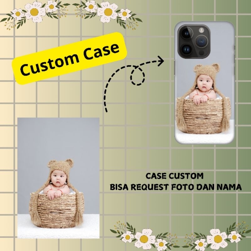 Jual Custom Case Pakai Foto Sendiri Bebas request Nama dan Foto ...