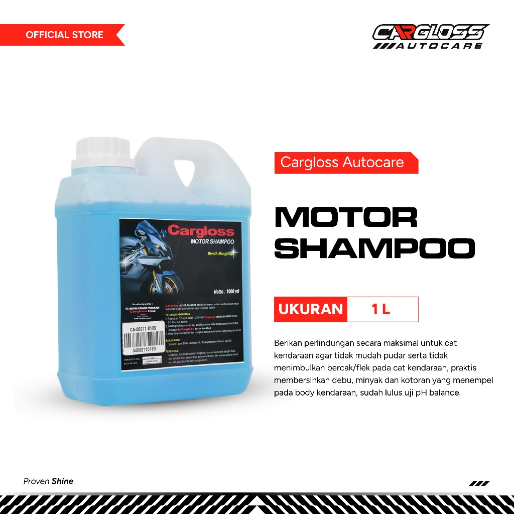 Jual Cargloss Motor Shampoo 1 Liter - Shampo Motor | Shopee Indonesia