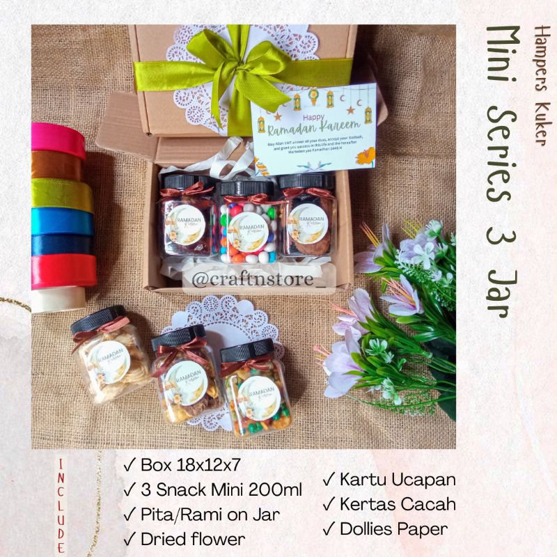 Jual HAMPERS KUE LEBARAN MINIMALIS ISI 3 SNACK BOX HARI RAYA| KUKER ...