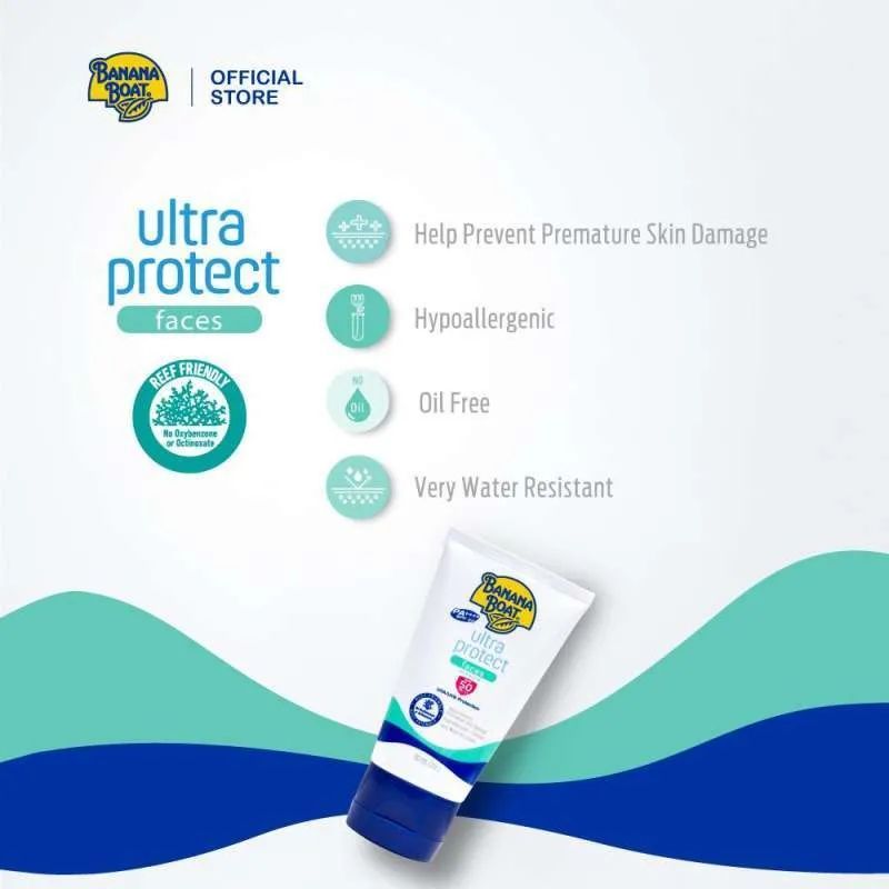 Jual BANANA BOAT SUNBLOCK MUKA / Wajah ULTRA PROTECT FACE SUNSCREEN ...
