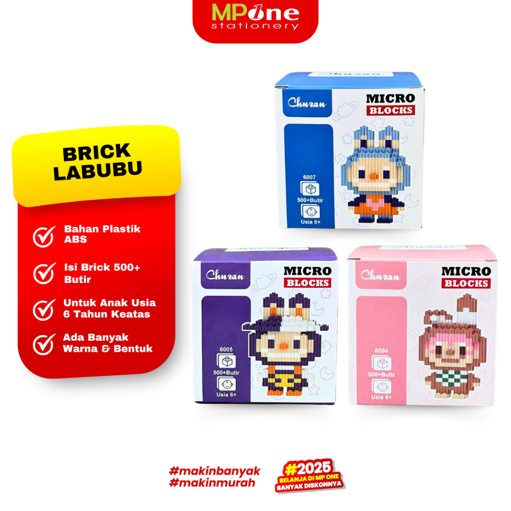 Jual Bricks Micro Block Viral Labubu / Mainan Edukasi Bricks Block ...
