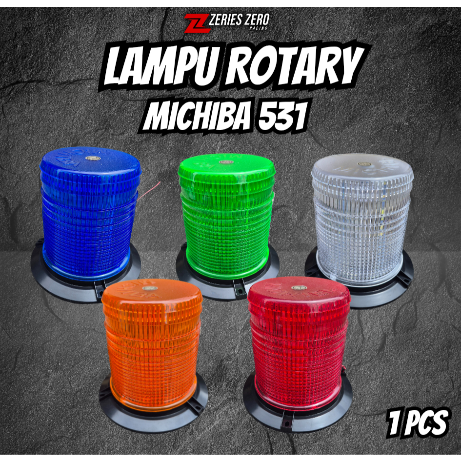 Jual Lampu LED Michiba Blitz 12-24 V Lampu Amber Truck Tinggi Kode 531 ...