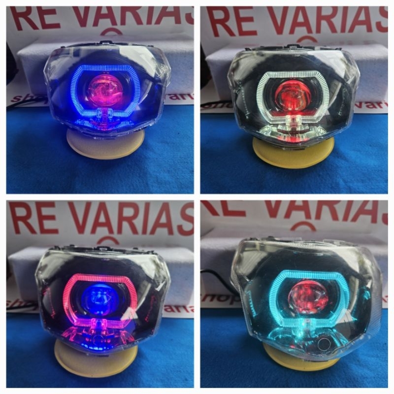 Jual lampu depan vega zr costume biled 3.5 ini | Shopee Indonesia