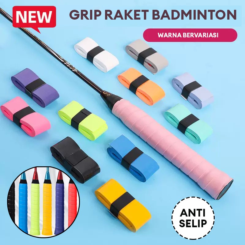 Jual BBAK GRIP RAKET BADMINTON / Grip Karet Raket Badminton Anti Slip ...