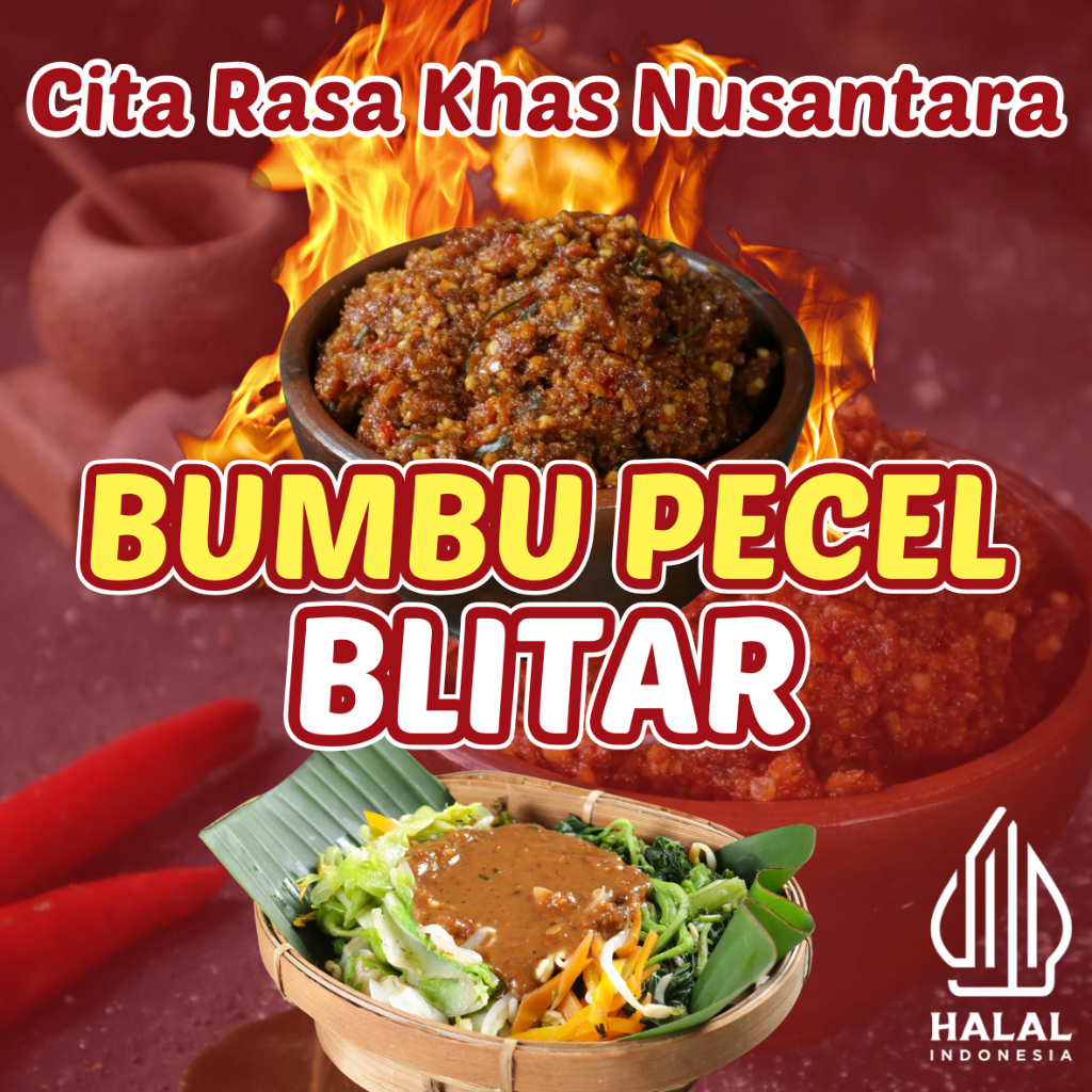 Jual Bumbu Pecel Khas Blitar asli dengan Rasa Pedas dan Gurih yang ...