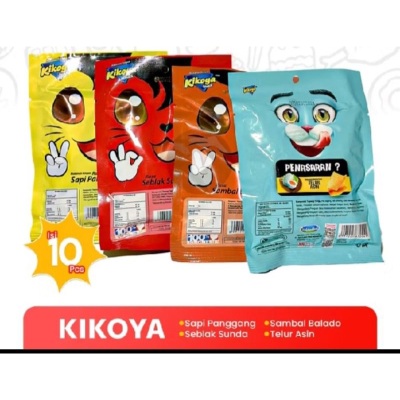 Jual Cemilan Kikoya 1 pack isi 10pcs | Cemilan ringan, makanan enak ...