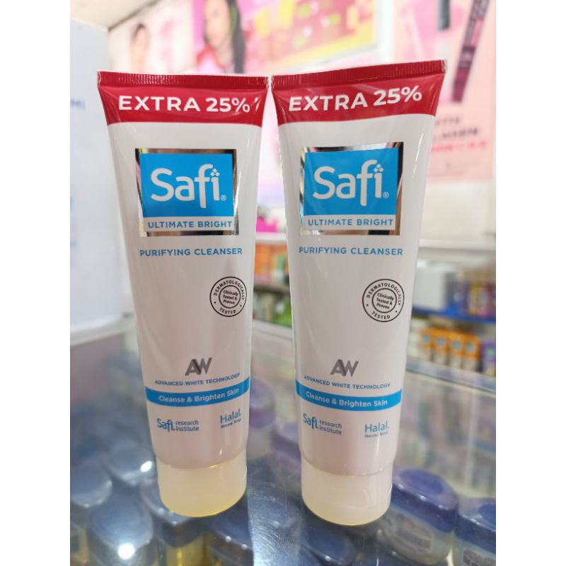 Jual [Ekstra Fill] Safi Ultimate Bright Purifying Cleanser 100+25g ...