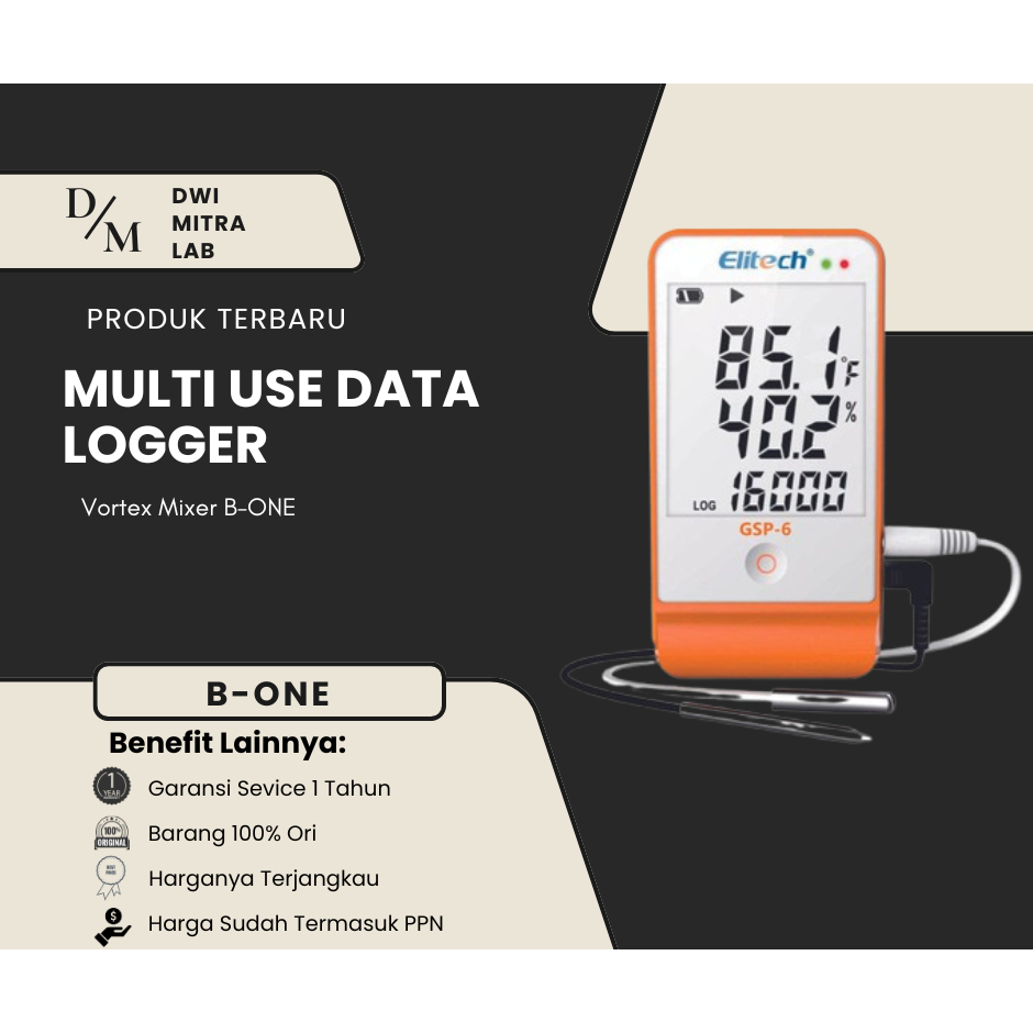 Jual Elitech GSP 6 Multi-Use Data logger B-One | Shopee Indonesia