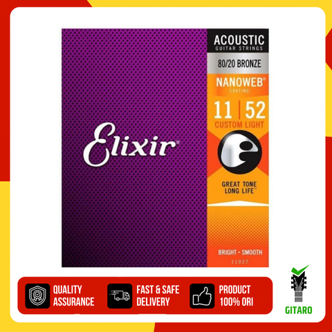 Jual ELIXIR 16027 Senar Gitar Akustik Elixir Original Phosphor bronze ...