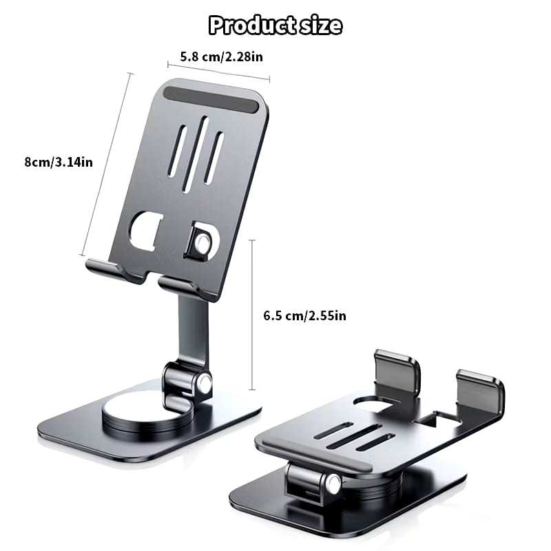 Jual AB56 Phone Holder Putar Stand Holder HP Metal Rotasi 360 Phone ...