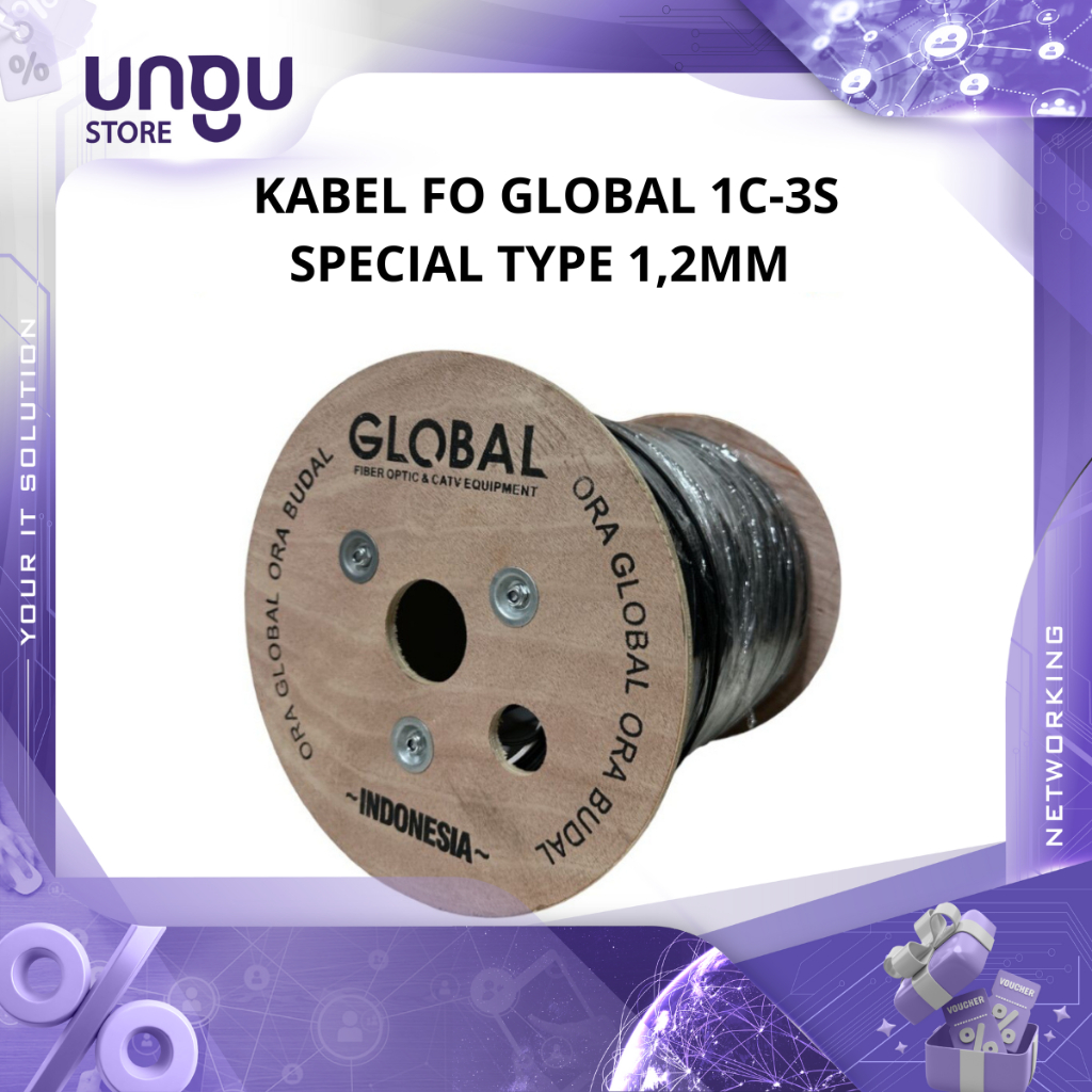 Jual Kabel Fiber Optic Global 1 Core Dropcore FFTH Global Spesial Type ...