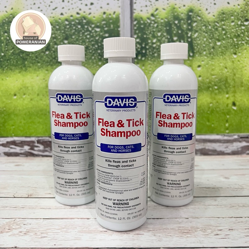 Jual DAVIS flea & tick shampoo kutu anjing kucing kuda 355ml anti kutu hewan shampo | Shopee ...