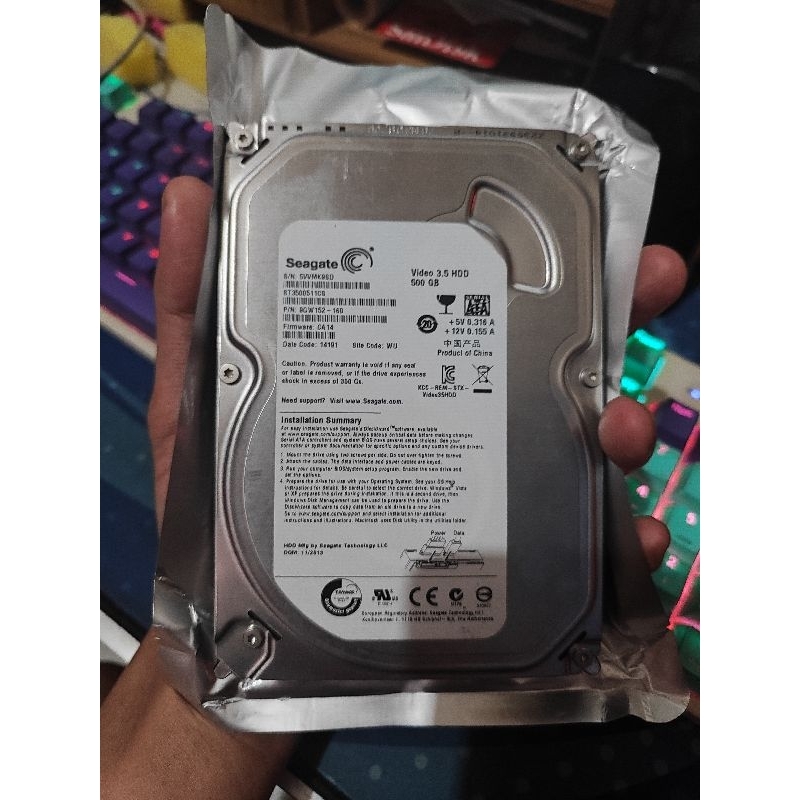 Jual Harddisk HDD Internal 3.5" 1TB 500GB Untuk PC CCTV DVR | Shopee ...