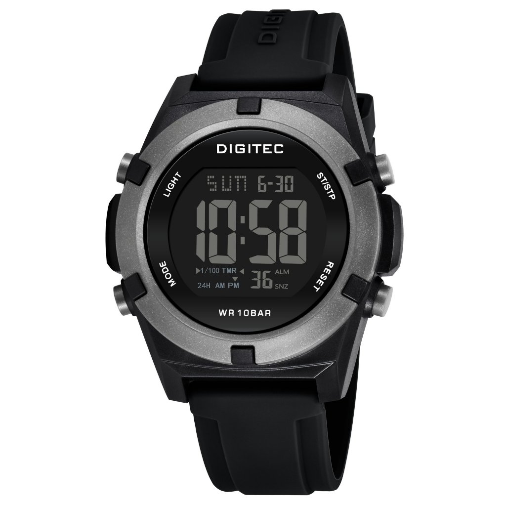 Jual Jam Tangan Pria Digital Digitec DG-5209T PU Strap | Shopee Indonesia
