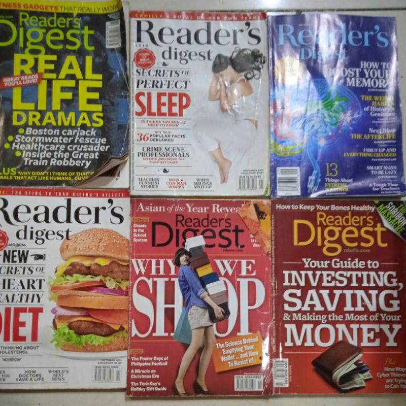 Jual majalah readers digest bahasa inggris bekas original | Shopee ...