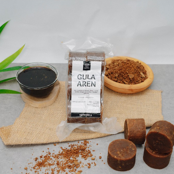 Jual Gula Aren Cetak ORGANIK 500gr Isi 6 - Bebas Bahan Kimia - Kemasan ...