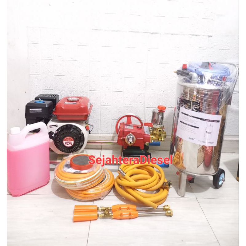 Jual TIGER Steam Usaha Cuci Motor Mobil Salju Siap Pakai | Shopee Indonesia