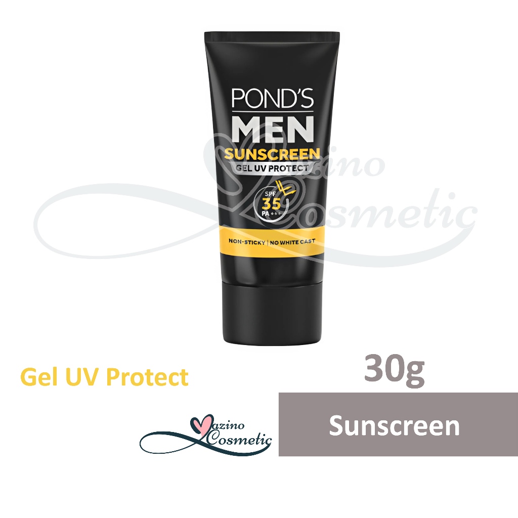 Jual Ponds Men Sunscreen Gel UV Protect SPF 35 Niacinamide | Shopee ...