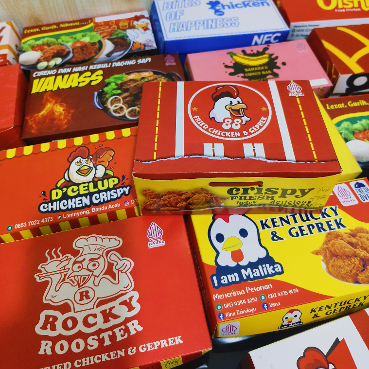 Jual CUSTOM BOX 16X11X7 2.000pcs JUMBO NON-LAMINASI | Shopee Indonesia