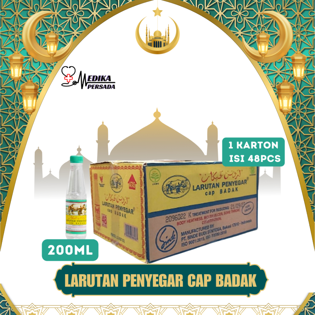 Jual Larutan Penyegar Cap BADAK Original Botol Pet - 200 ml | Shopee Indonesia