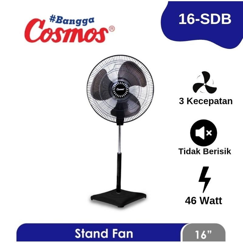 Jual COSMOS Stand Fan 16 inch 16-SDB / Kipas Angin Berdiri Cosmos 16 ...