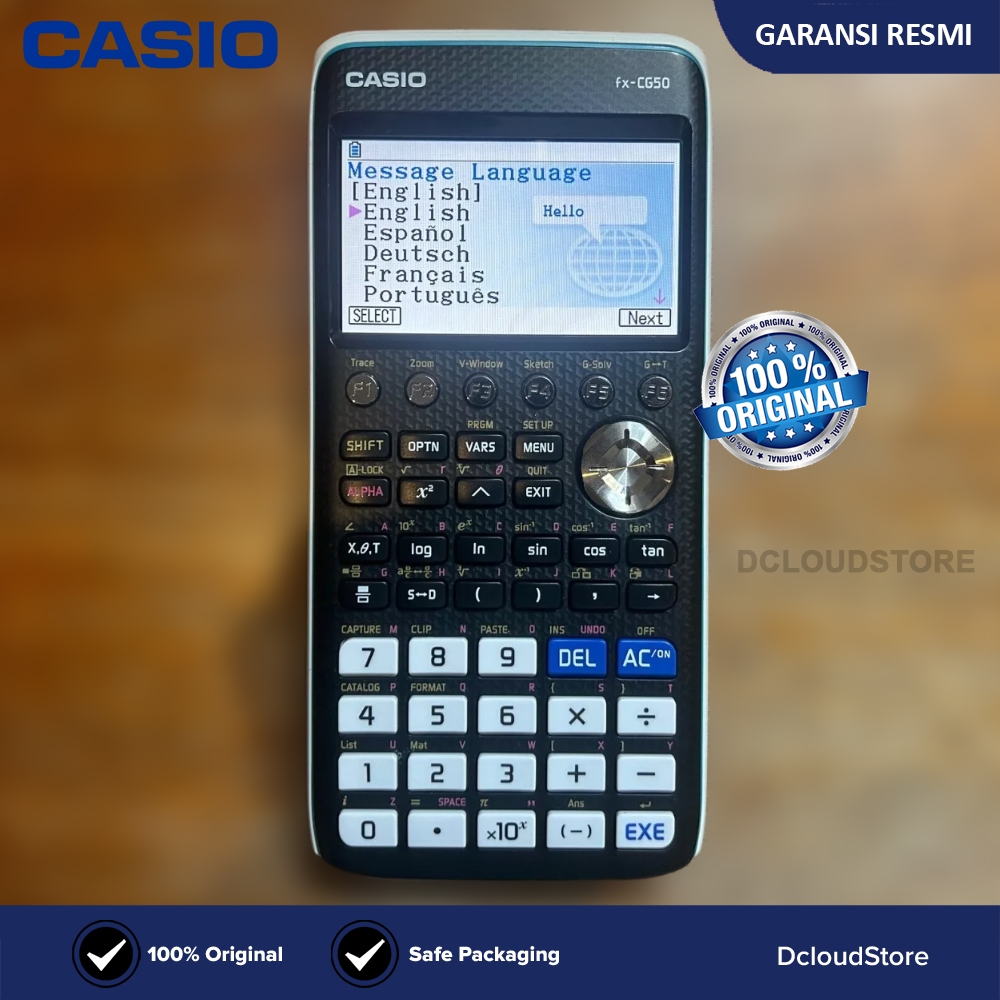 Jual Calculator Graphing Original Casio FX CG 50 Kalkulator Grafik FX ...