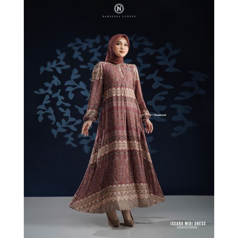 Jual ISSARA MIDI DRESS BY NADHEERA LUXURY | Shopee Indonesia