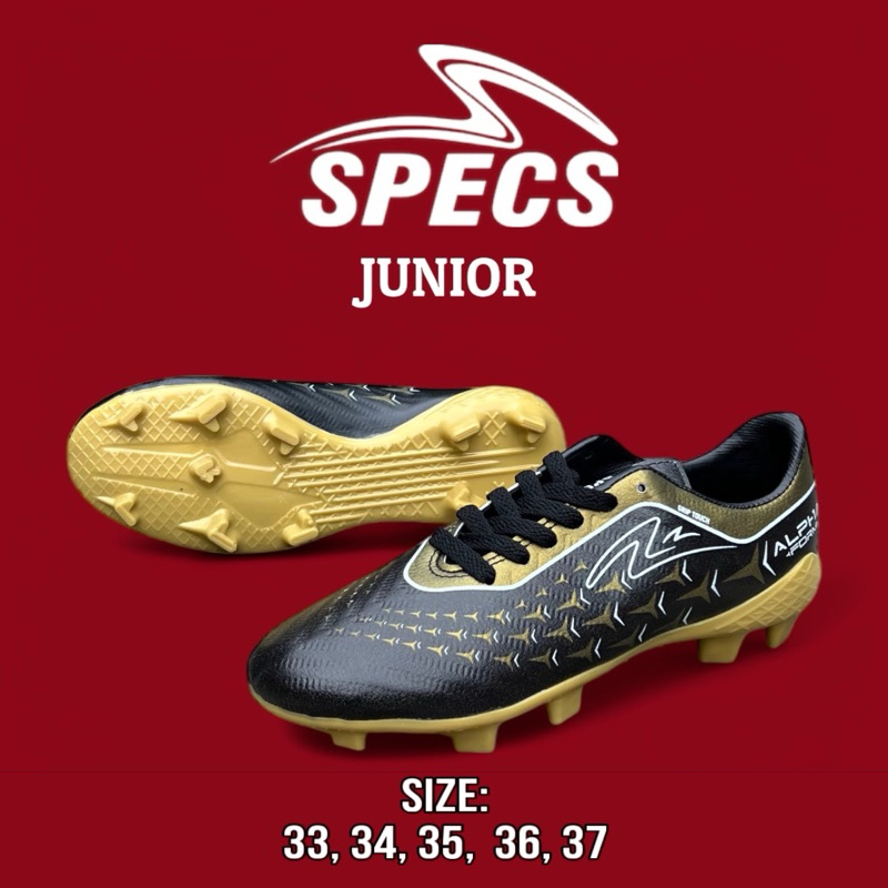 Jual Sepatu Bola Anak Junior Specs Acc Alpha Elite Pro Lightspeed Terbaru Reborn Warna Hitam ...