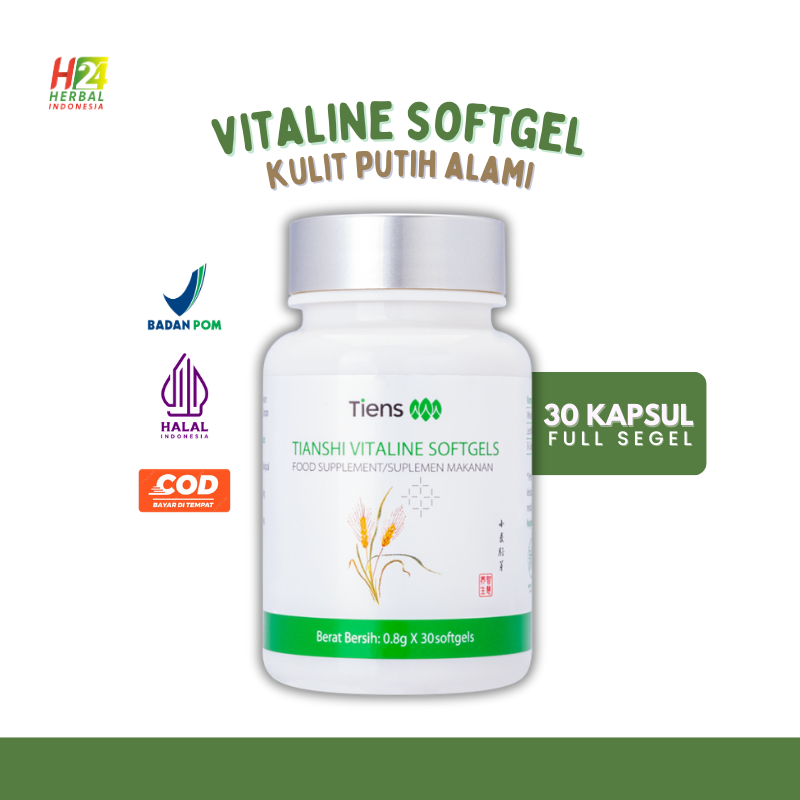 Jual TIENS Tianshi Vitaline Softgel 30 Kapsul Segel Original Memutihkan dan Menjaga Kesehatan ...