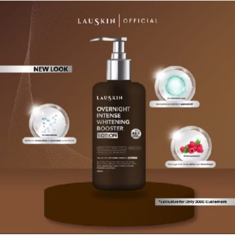 Jual LAUSKIN OVERNIGHT INTENSE WHITENING BOOSTER | Shopee Indonesia